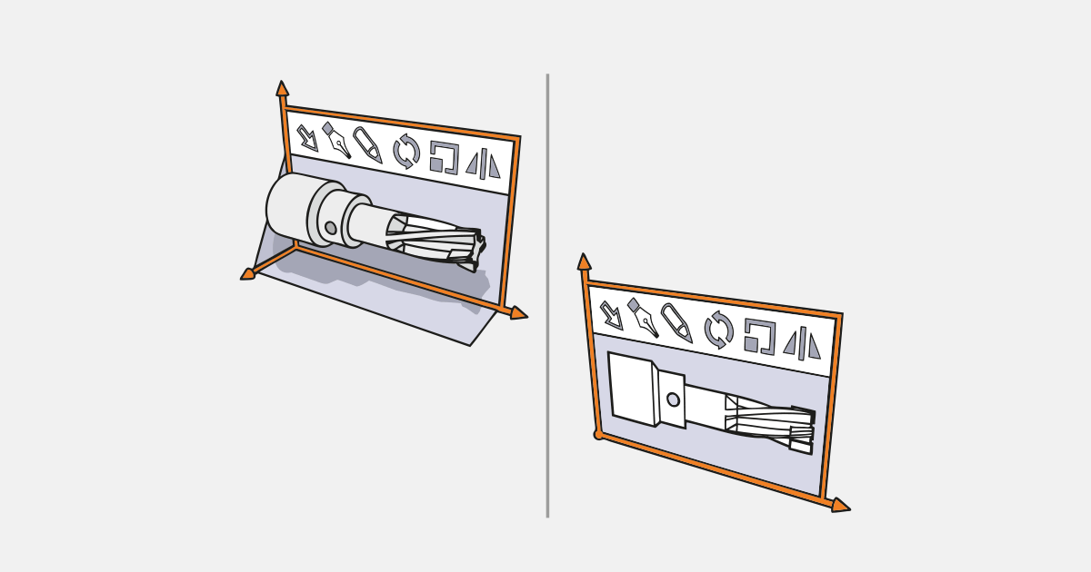Easily create 2D tool graphics/3D tool models with 2D/3D editors - TDM ...